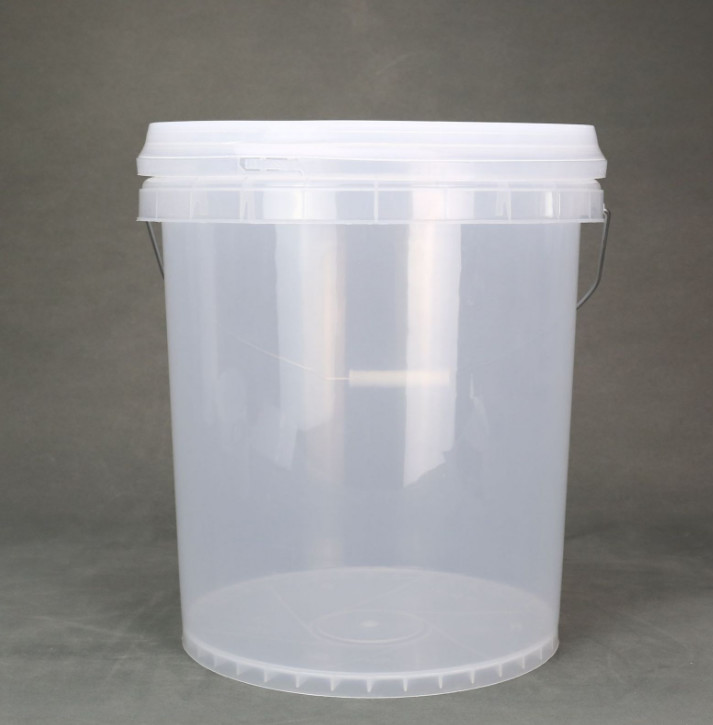 Customizable Round Plastic Buckets With Seal Lid Various Capacities ...