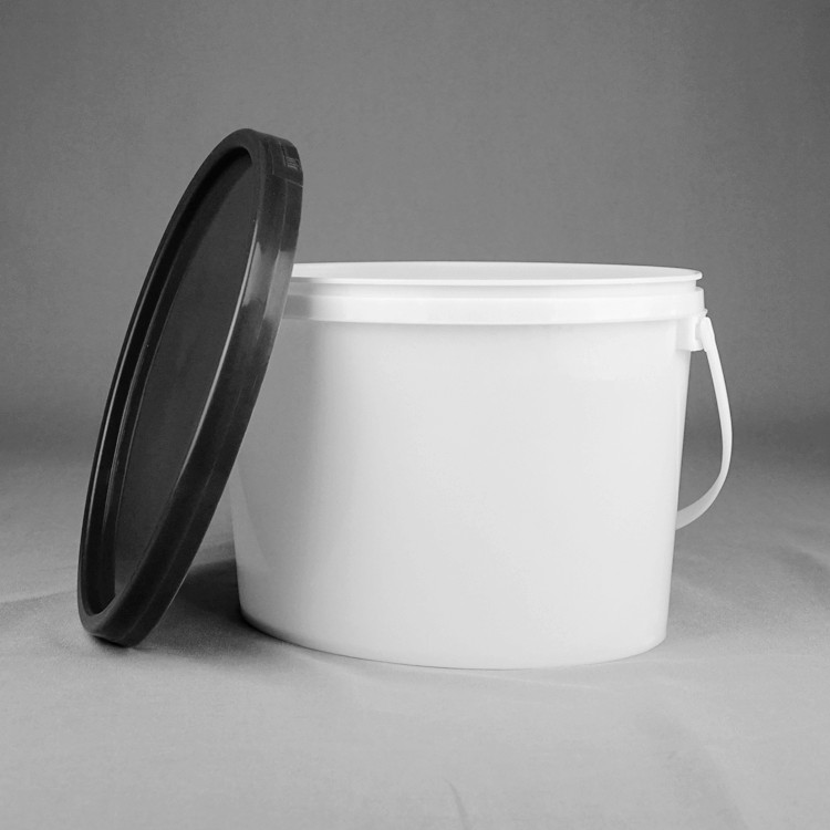Heavy Duty BPA Free Oval Plastic Bucket 5L Plastic Bucket With Lid